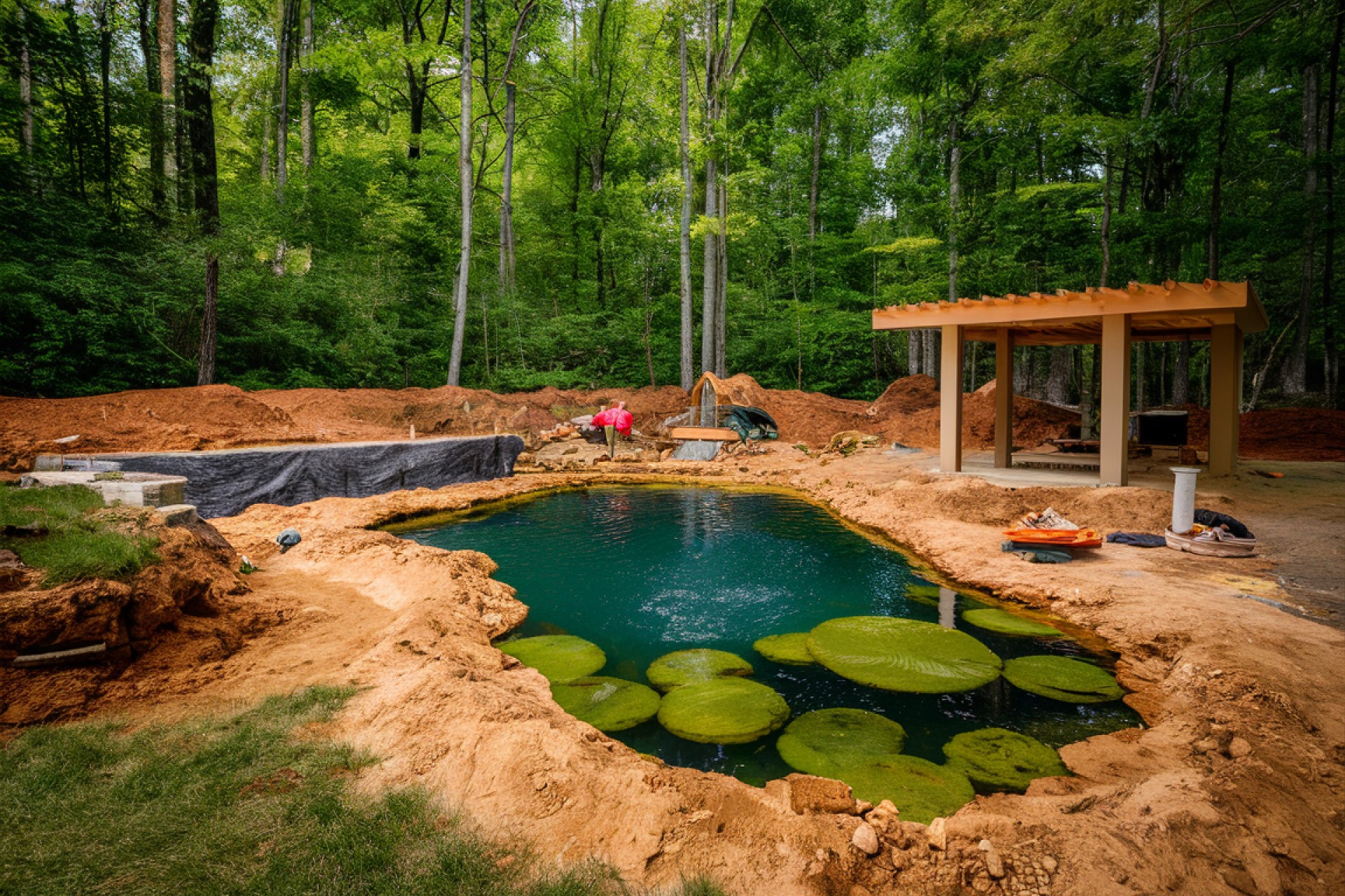 Construir y cuidar un estanque de Koi