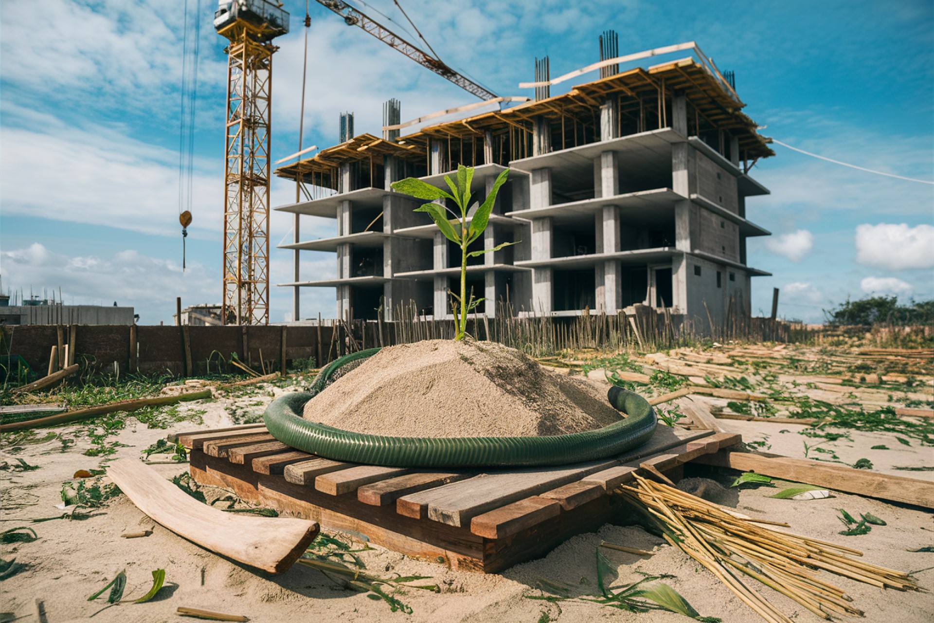 Arena Triturada para Construcción (M-Sand)